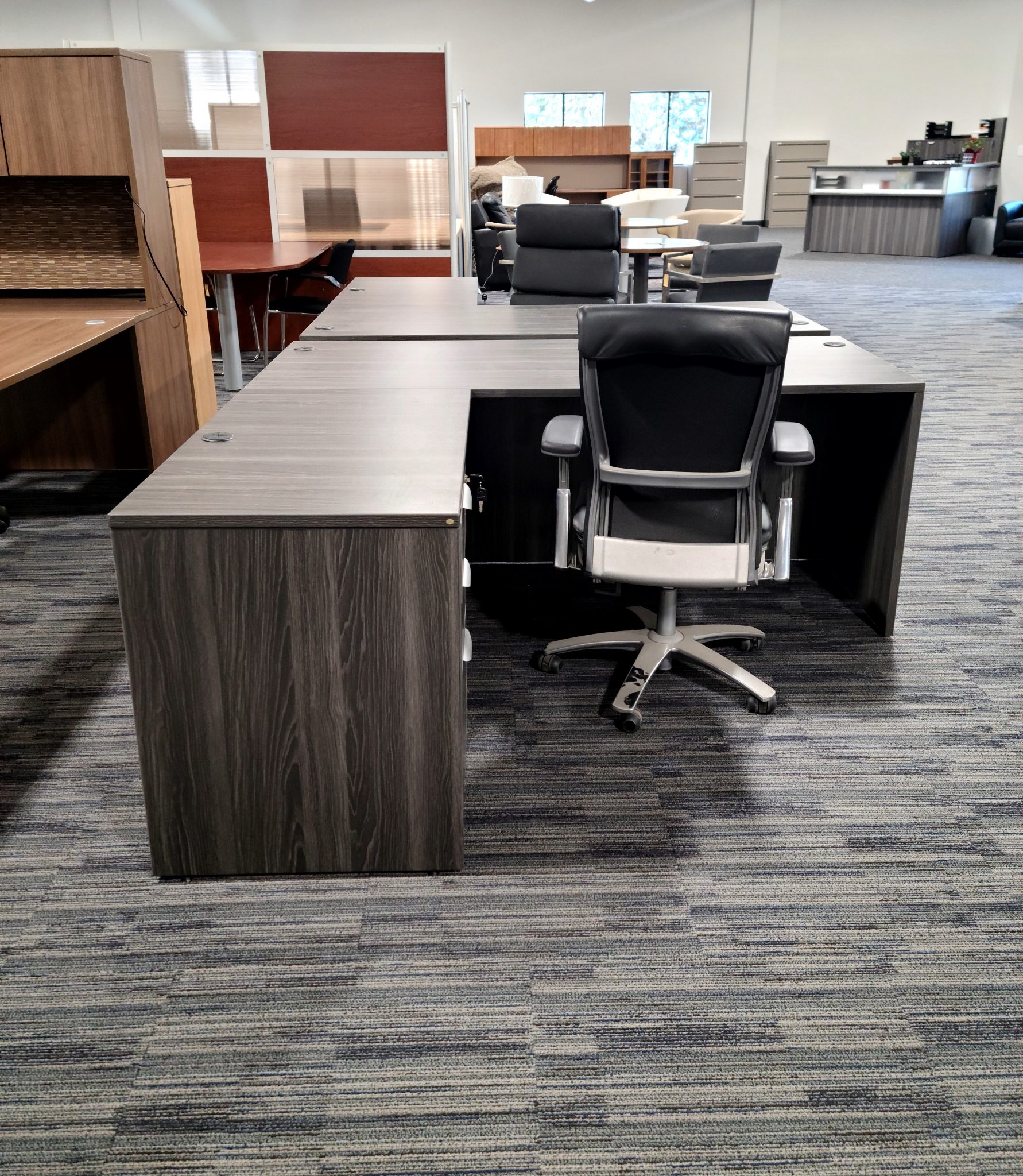 Rectangular L Desk - Twin Cities Used Office Furniture